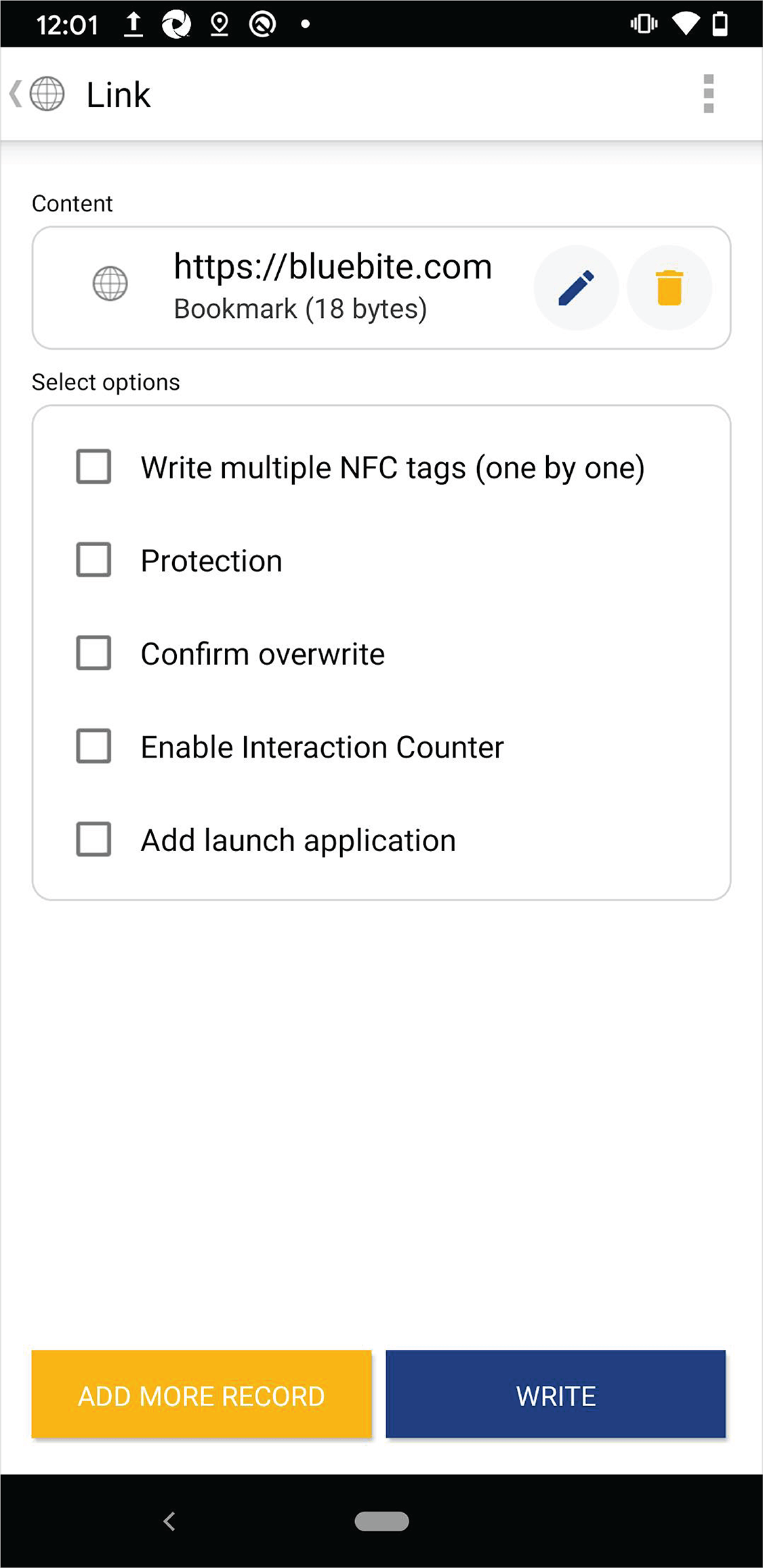 How to Write NFC on Android